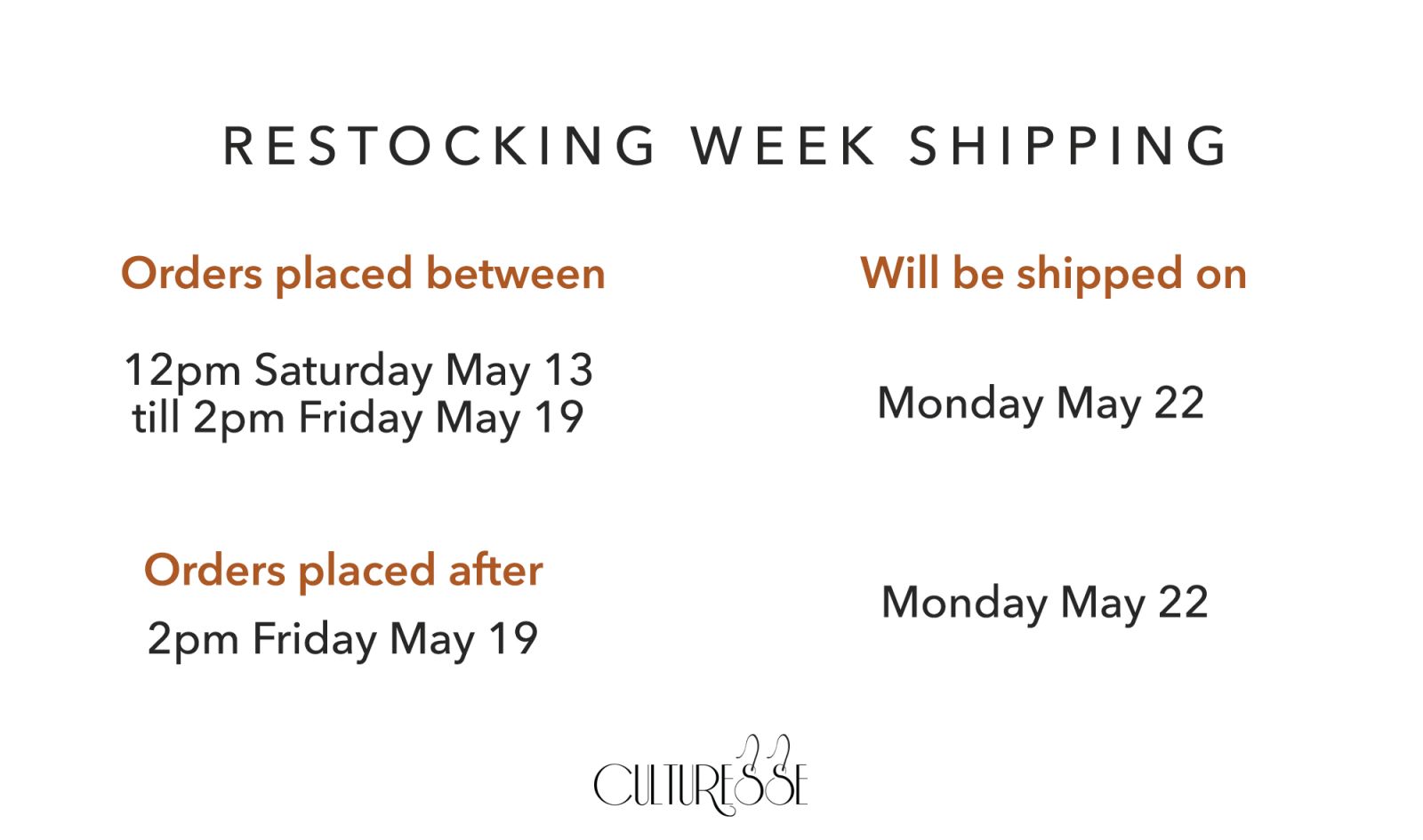 Restocking